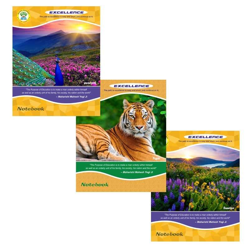 Excellence Premium Notebook 152 Pages Square Pack of Three