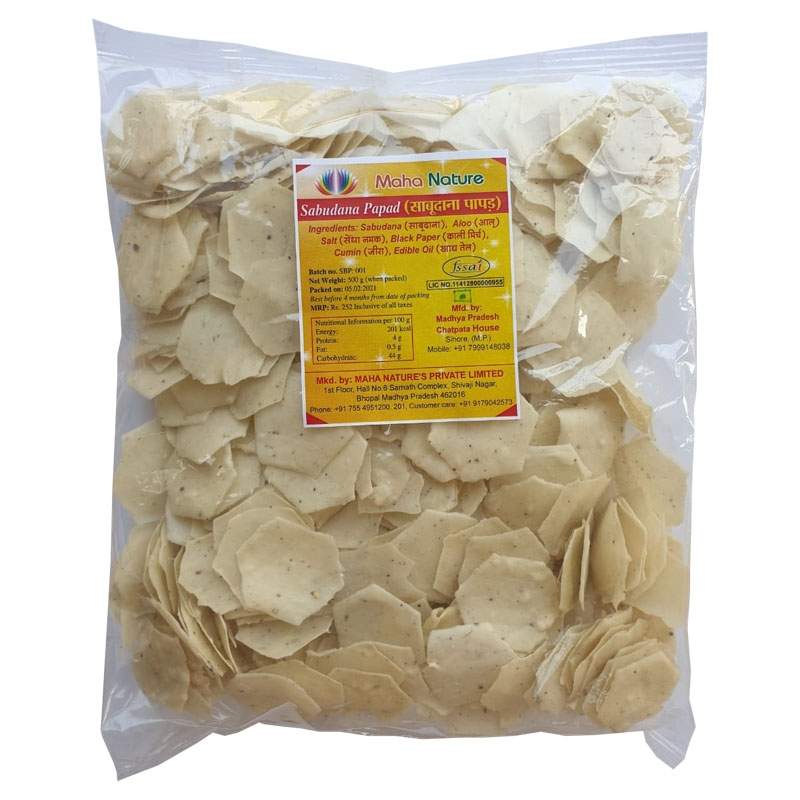 Buy Online Sabudana Papad | Sabudana Papad at Best Price