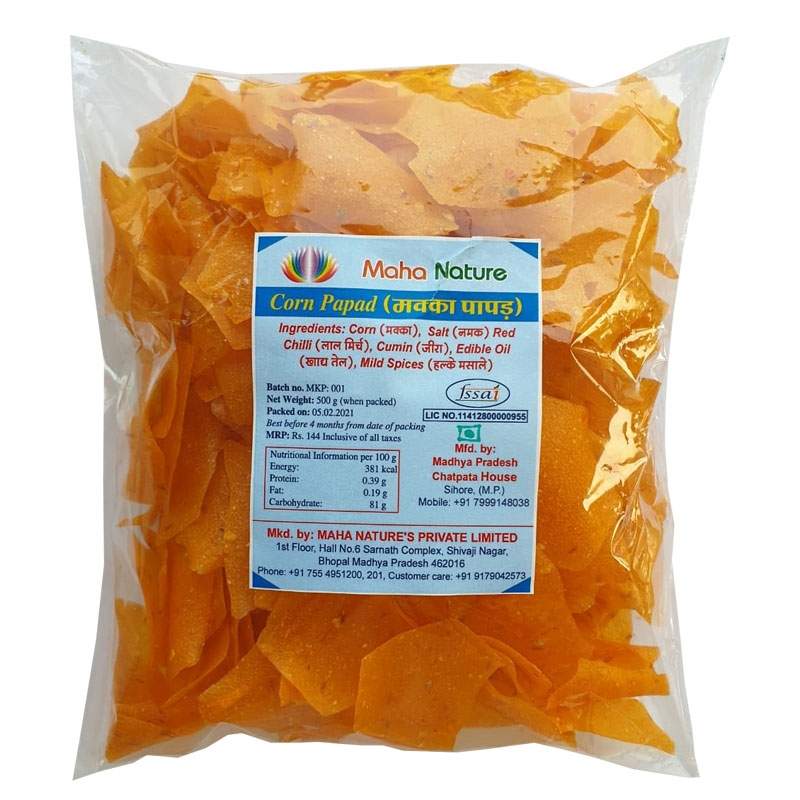 Corn Papad Shop | Buy Online Makka Papad at Best Price