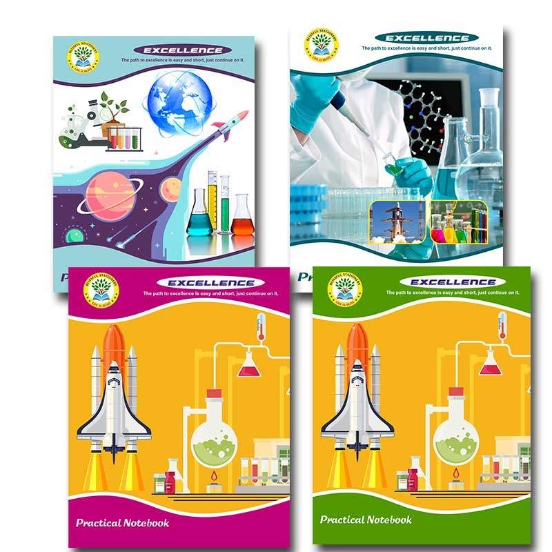 Practical Notebook 152 Pages Pack of Four